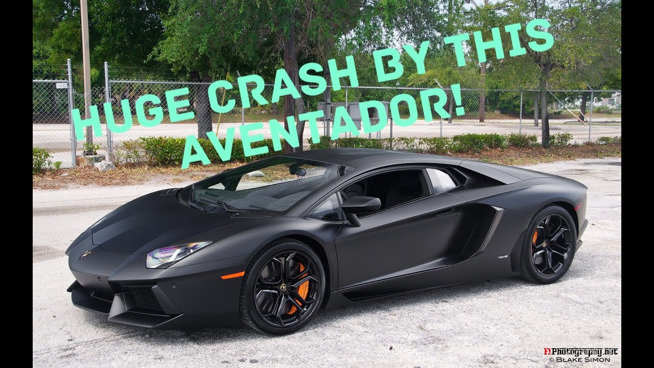 Lamborghini Aventador Totally Destroyed! - YouTube