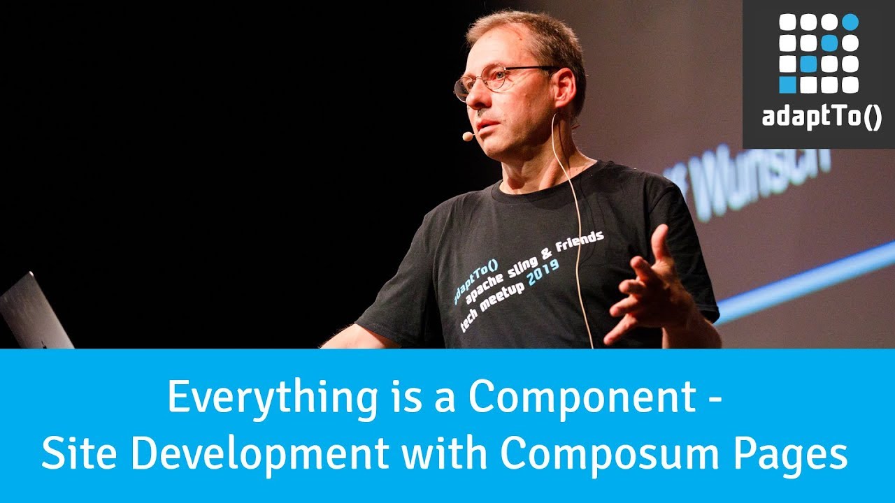 Everything is a Component - Site Development with Composum Pages - YouTube
