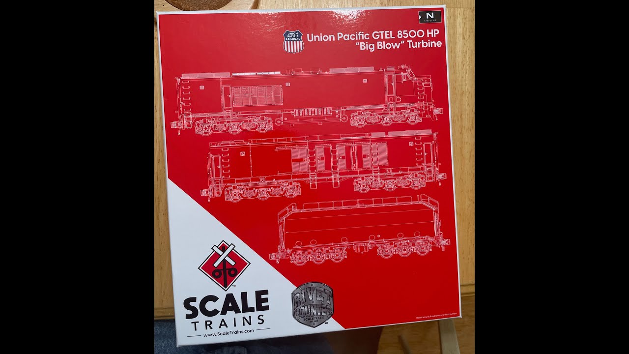 First Look: SCALE TRAINS N-SCALE GTEL 8500 Gas Turbine Locomotive - YouTube