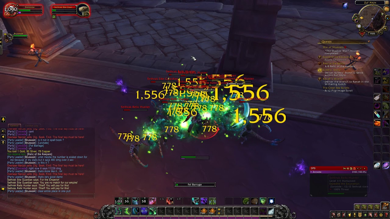 Fel Barrage (World of Warcraft) - YouTube