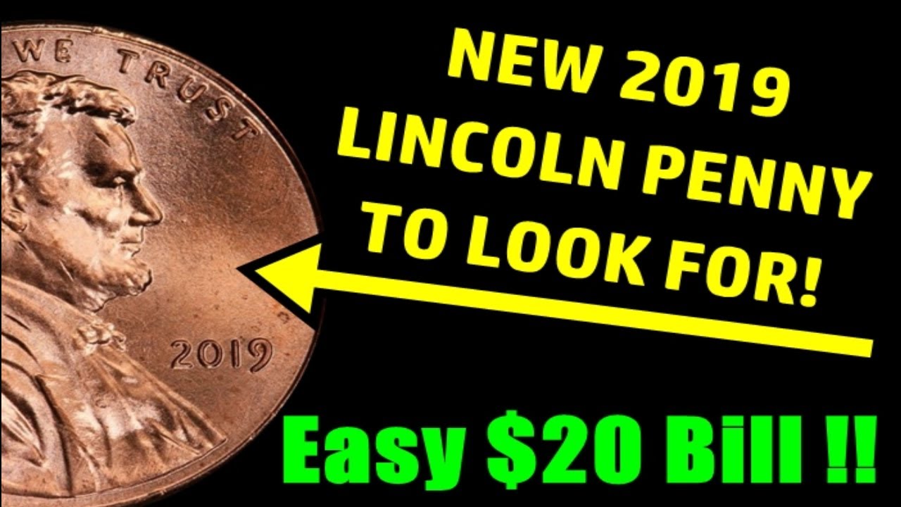 NEW 2019 Lincoln Shield Penny Doubled Die To Look For - EASY $20 BILL ...
