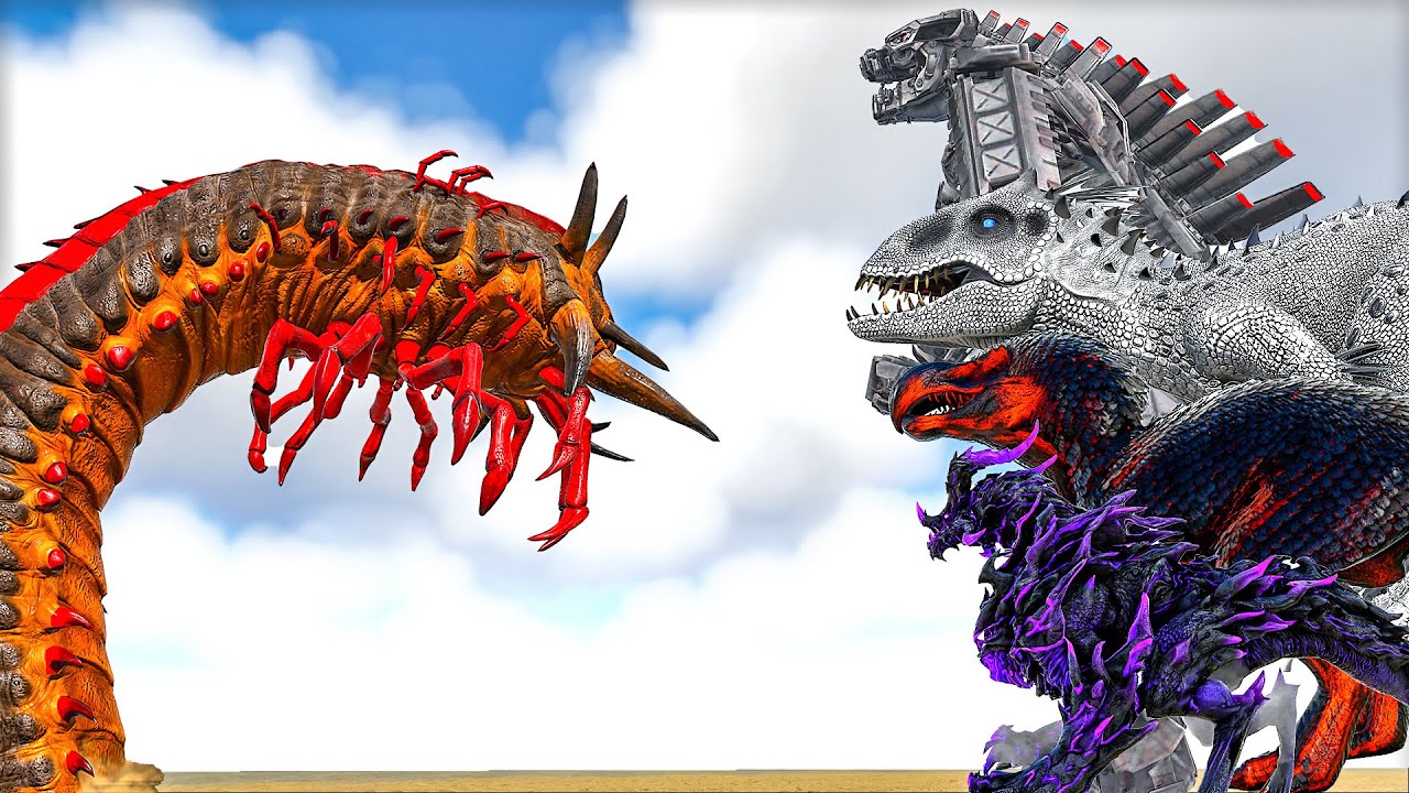 Graboid Queen VS Mod Creatures | ARK Mod Battle Ep.144 - YouTube