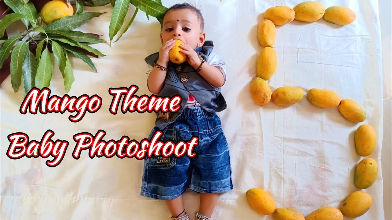 Mango Theme Baby Photoshoot | Mango Theme Baby Photoshoot Ideas #youtube #viral #mango #cute # ...