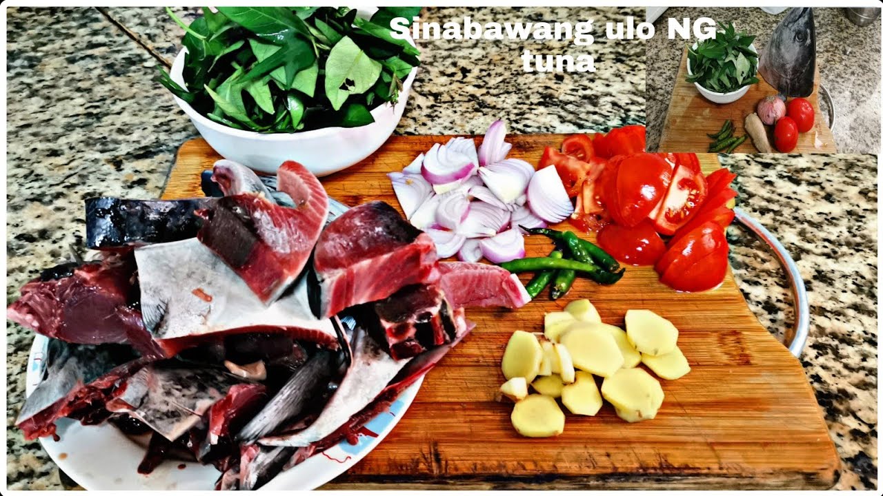 Simple recipe in just 7 minutes Sinabawan ulo ng tuna. - YouTube