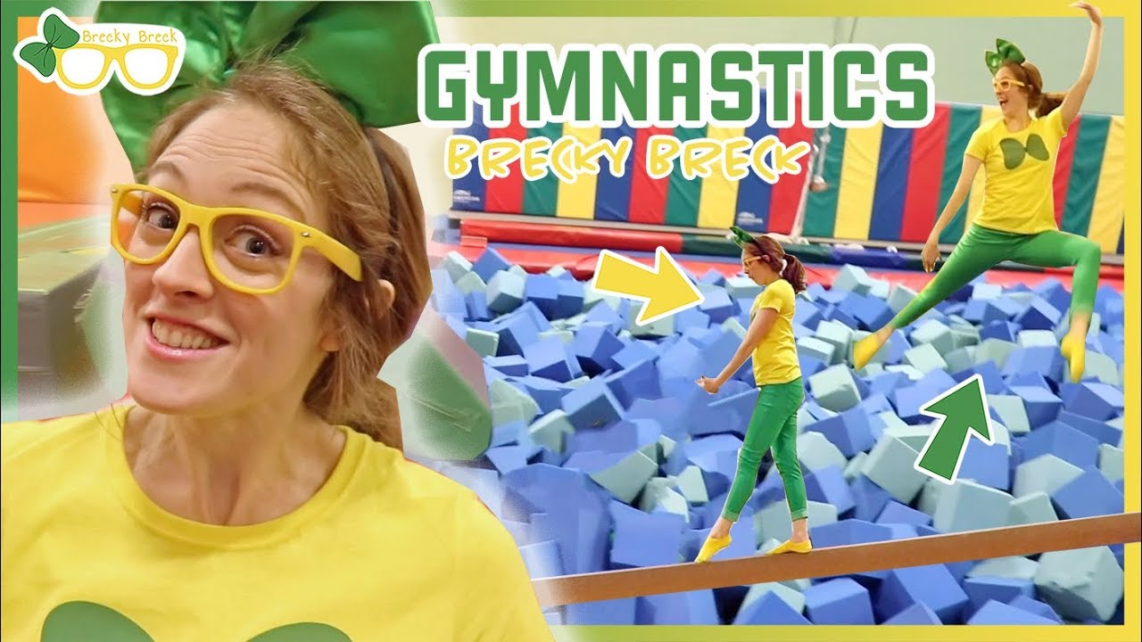 Gymnastics and Games with Brecky Breck | Videos for Toddlers - YouTube