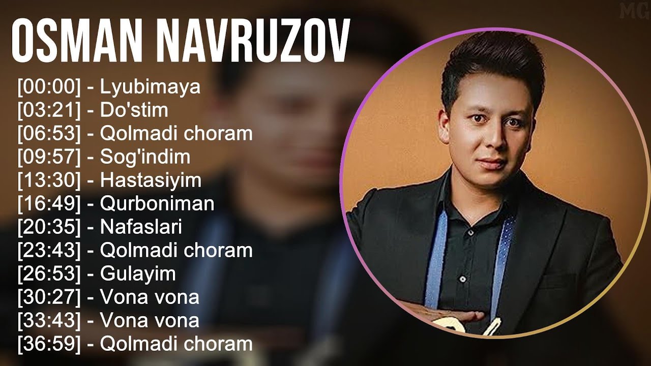 Osman Navruzov 2025 MIX Top Hits Lyubimaya, Do'stim, Qolmadi choram ...