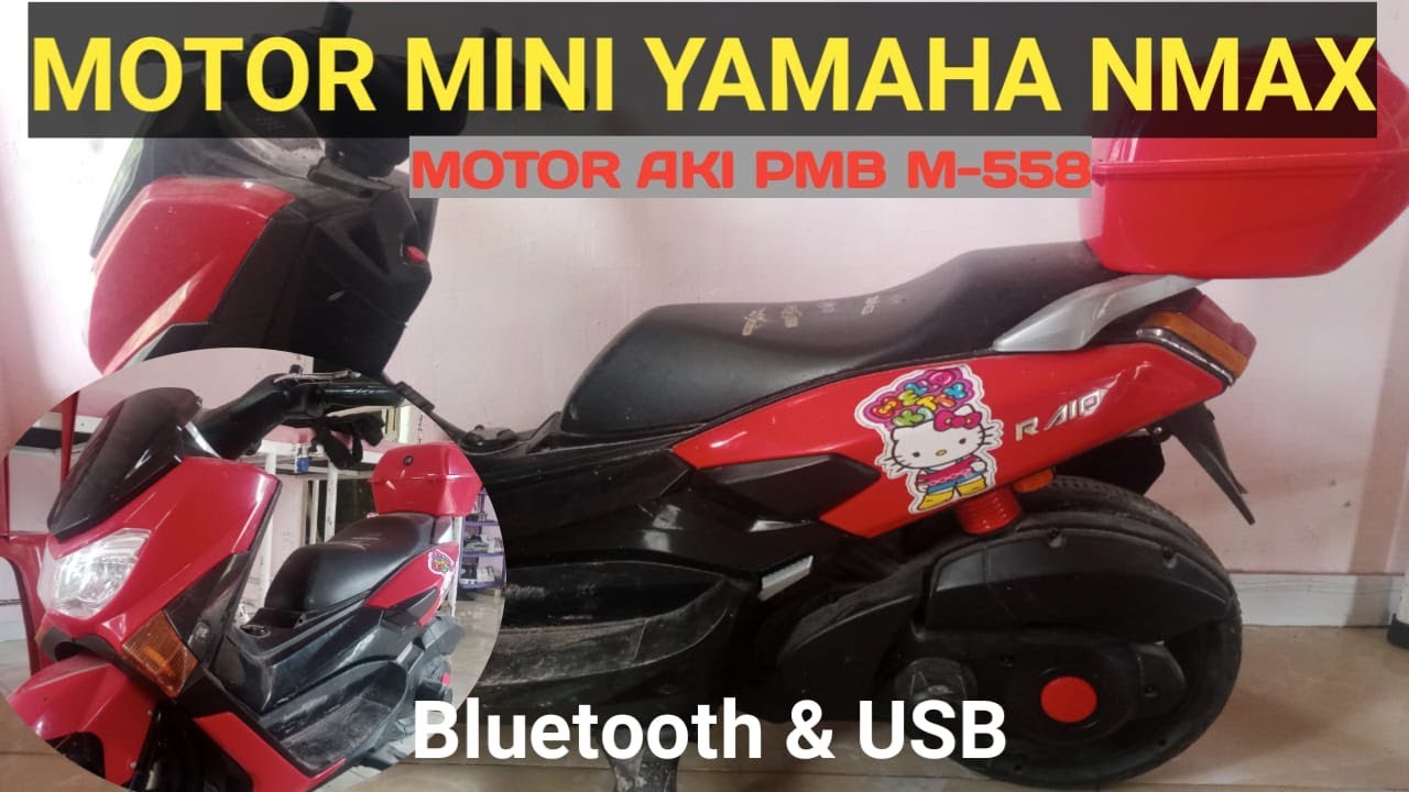 REVIEW MOTOR AKI ANAK-ANAK II MAINAN MOTOR AKI ANAK II Yamaha Nmax Mini ...
