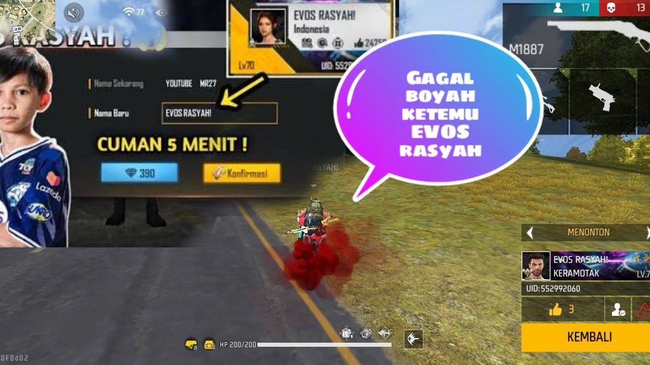 lagi solo squat ketemu EVOS RASYA - YouTube