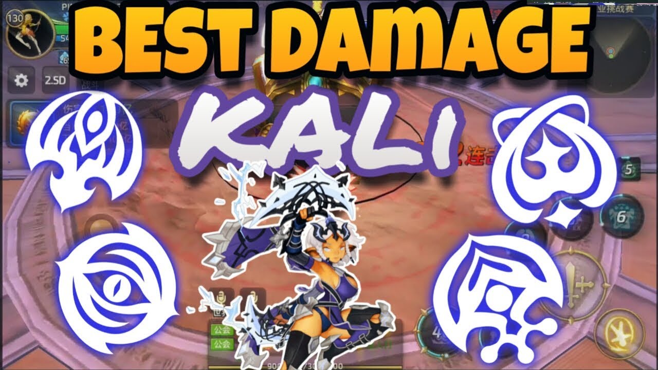 Who Is Best DAMAGE In Class KALI - Dragon Nest Mobile - YouTube
