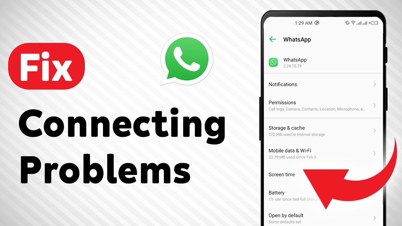 How To Fix WhatsApp Connecting Problems (Updated) - YouTube