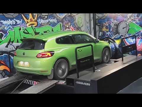 Vw scirocco in for stage one remap and dyno run at Carlton Tuning