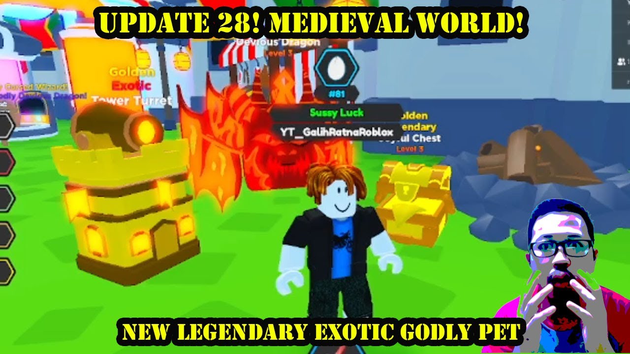 UPDATE 28! MEDIEVAL WORLD! SEASON 5 New Legendary Exotic Godly Pet ...