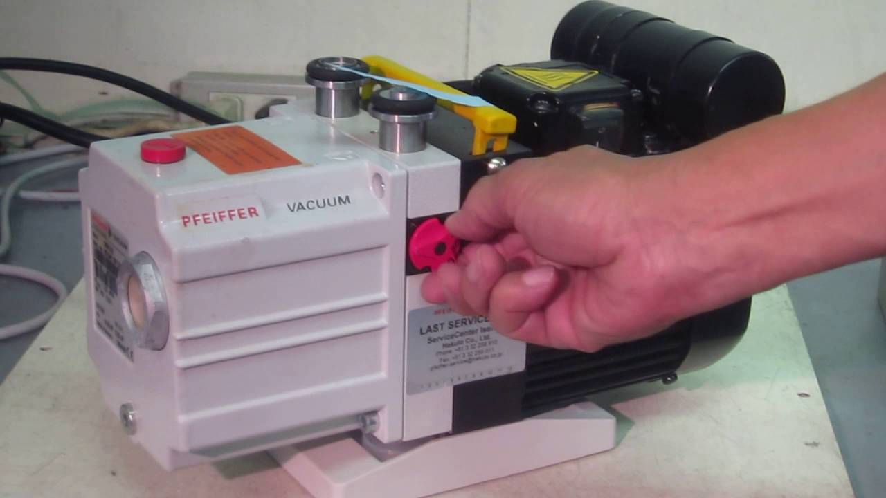 Pfeiffer Vacuum GmbH DUO2.5 Rotary vane pumps 動作確認 - YouTube