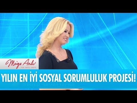 Yılın en iyi sosyal sorumluluk projesi \