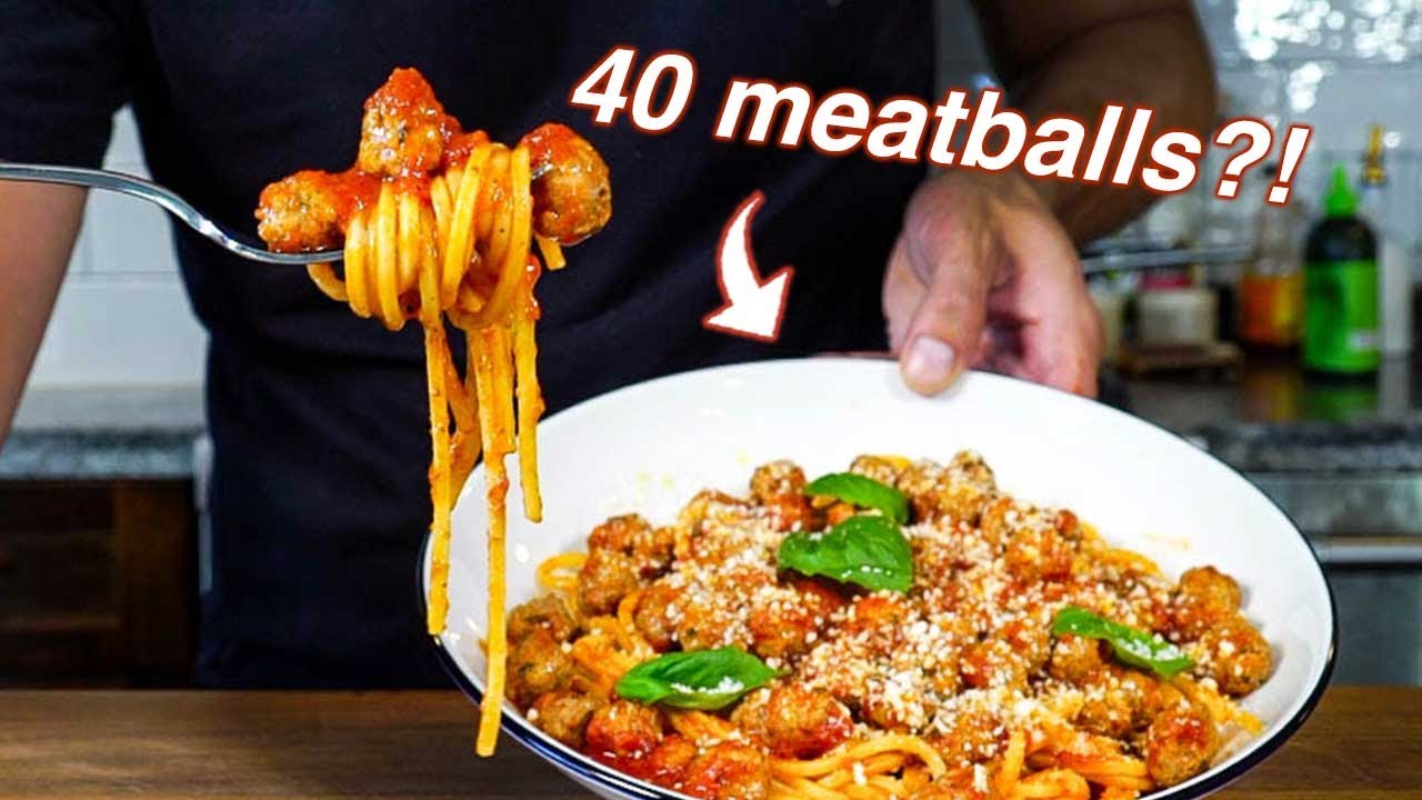 I’ve Been Eating Spaghetti and Meatballs Wrong My Entire Life - YouTube