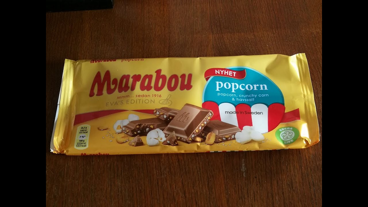 Testar Marabou Popcorn choklad Evas edition | Jon Testar - YouTube
