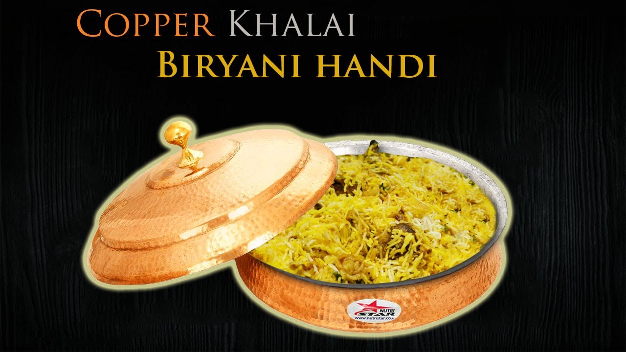 Buy Copper Khalai Handi for Cooking & Serving | Copper Handi Pot Lagan ...