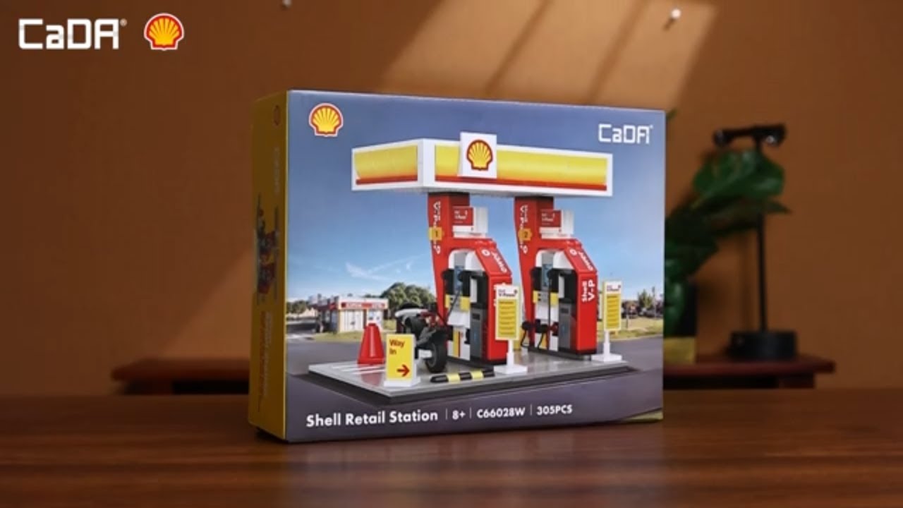 Shell Petrol Station Speed Build | CaDA C66028W - YouTube