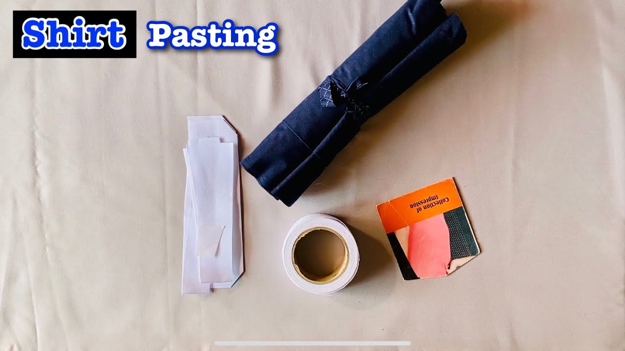 Men’s fitting Shirt Pasting easy method/shirt pasting/shirt pasting ...