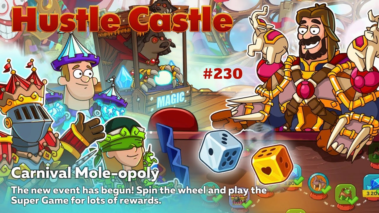 Hustle Castle #230 - [EVENT] Carnival Mole-opoly - YouTube