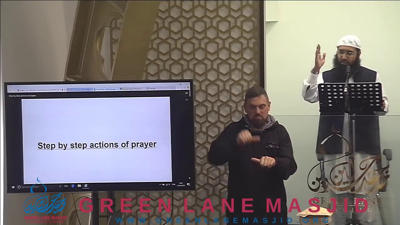 The Prayer: Step by Step Guide (with Sign Language) - Shaykh Zakaullah ...