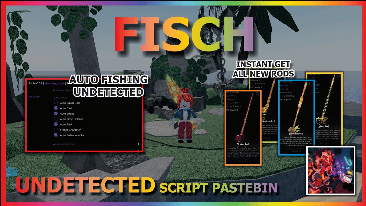 [UPDATED] NEW FISCH OP SCRIPT AUTO CAST AUTO REEL WALK ON WATER TP TO ...