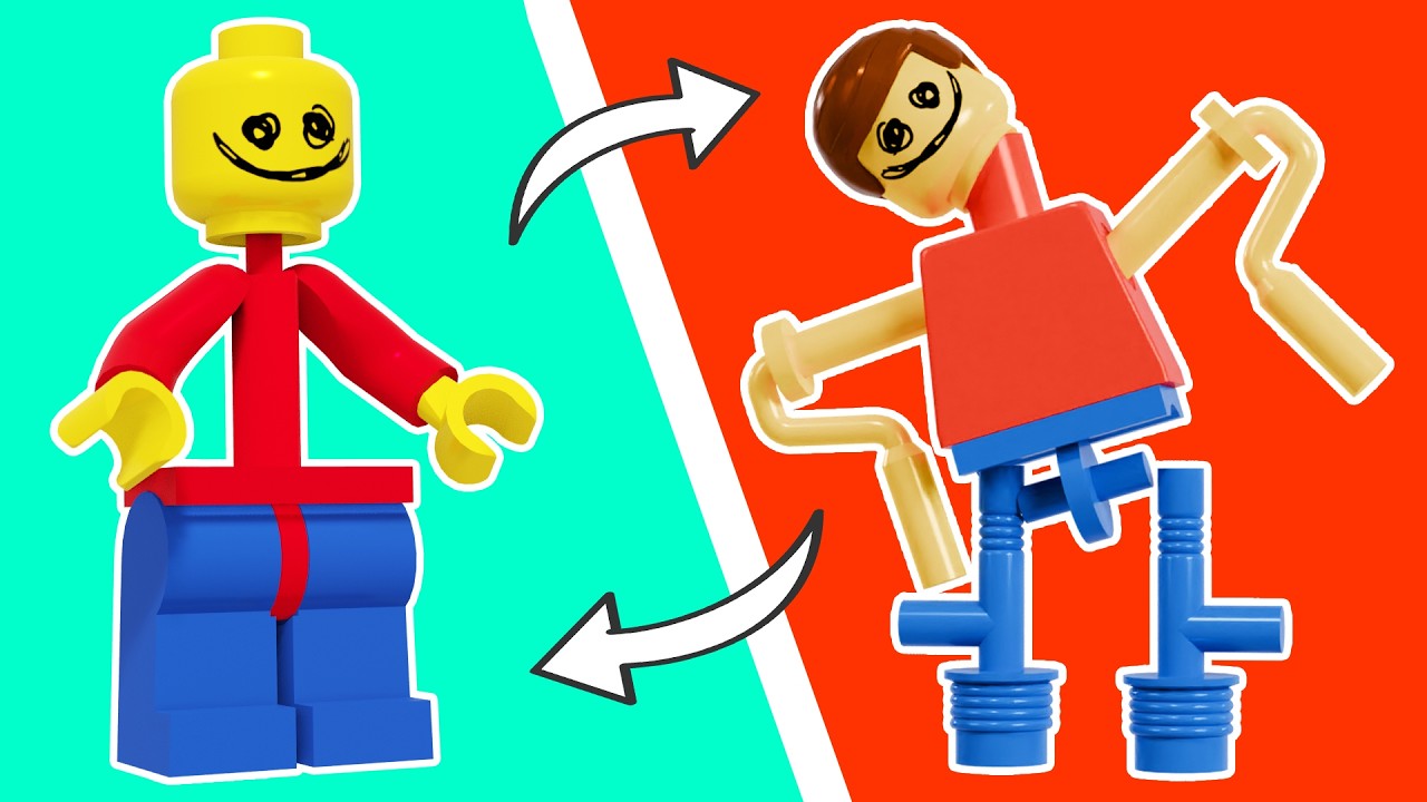 Unleashing My Most CURSED LEGO Minifigure Creations! - YouTube