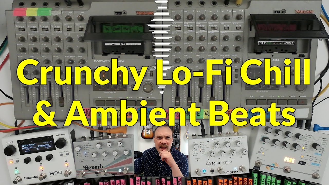 Crunchy Lofi Chill & Ambient Beats Using Cassette Tapes - YouTube