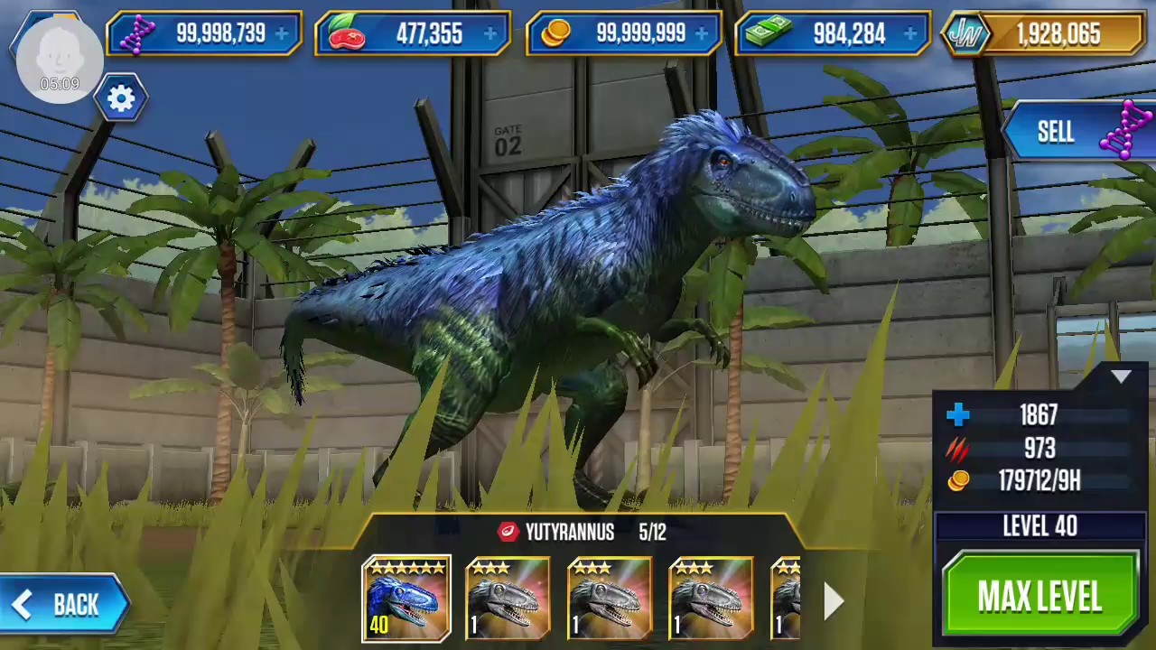 Jurassic world the game (Hack) - Playthrough Part 19 || MAXED ...