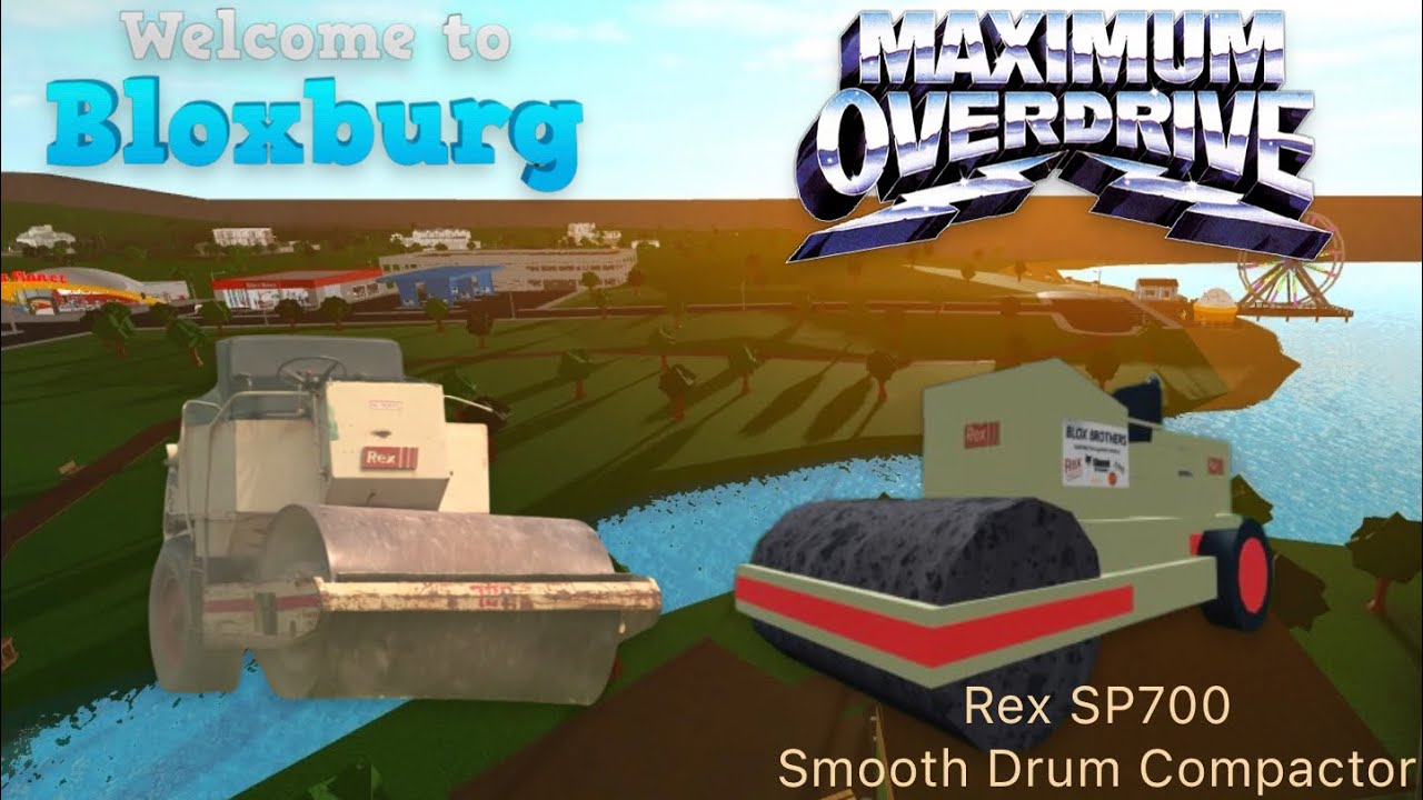 “Maximum Overdrive” Steam Roller in Bloxburg - YouTube