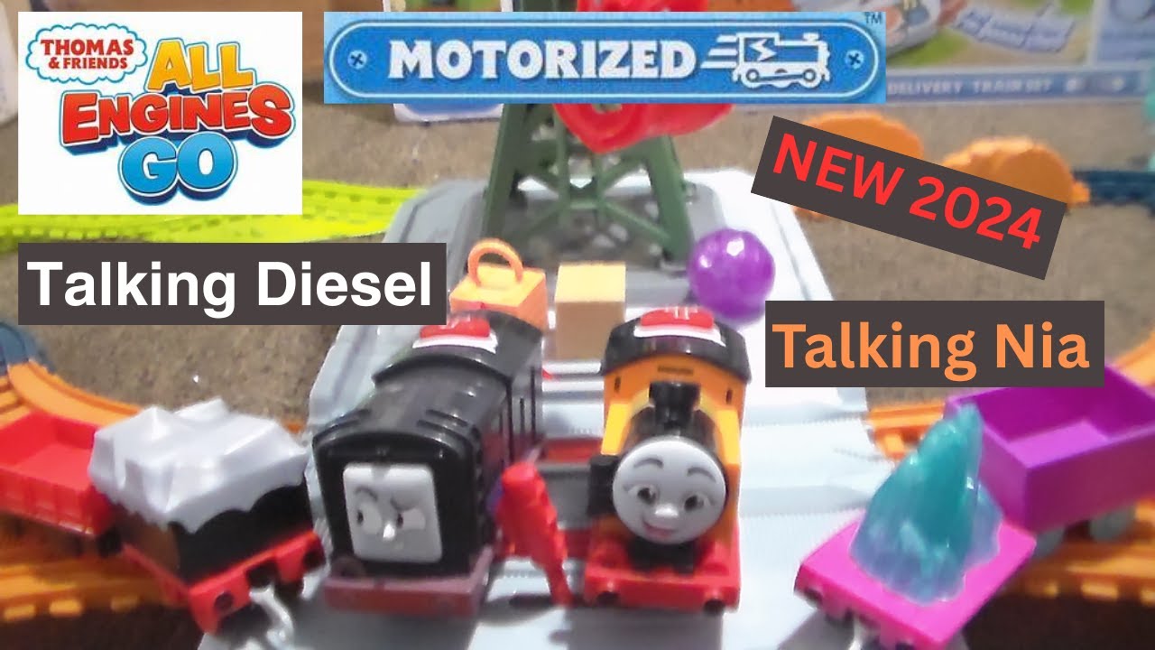 NEW 2024 AEG Motorized Talking Nia & Talking Diesel - Unboxing & Review ...