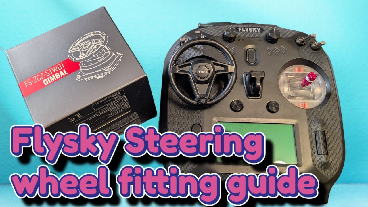 Flysky FS ZCZ STW01 steering wheels set up. - YouTube