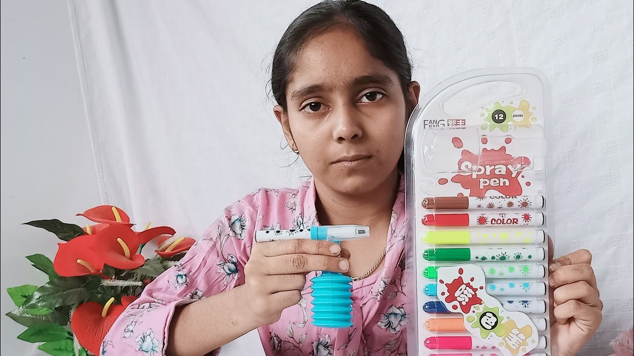 🔥Testing Viral Magical Spray Pen....I am impressed 😍🤩🌈 - YouTube
