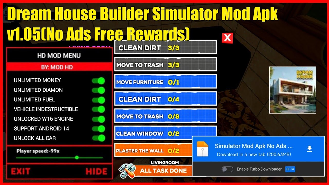 Dream House Builder Simulator Mod Apk v1.05(No Ads Free Rewards) - YouTube