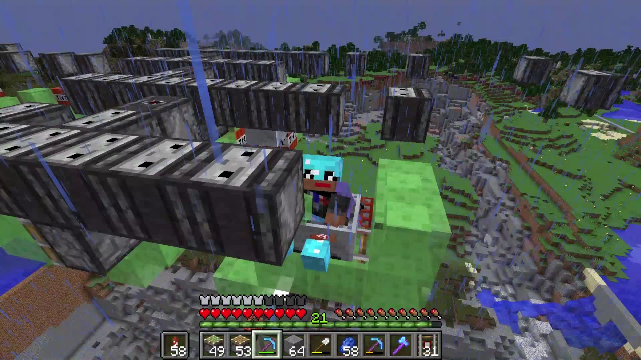 MINECRAFT PERIMETER MAKING: minecraft survival log part 1 - YouTube