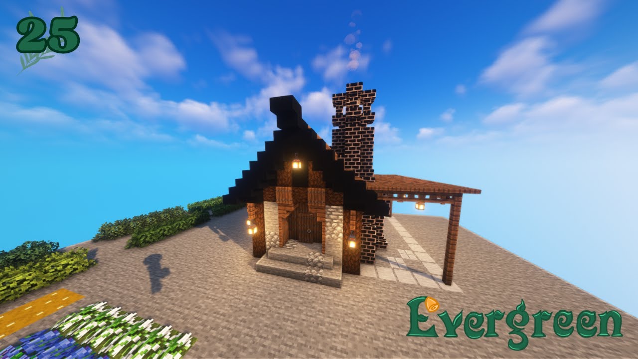 Building an Armourer Village House in Modded Minecraft! - YouTube