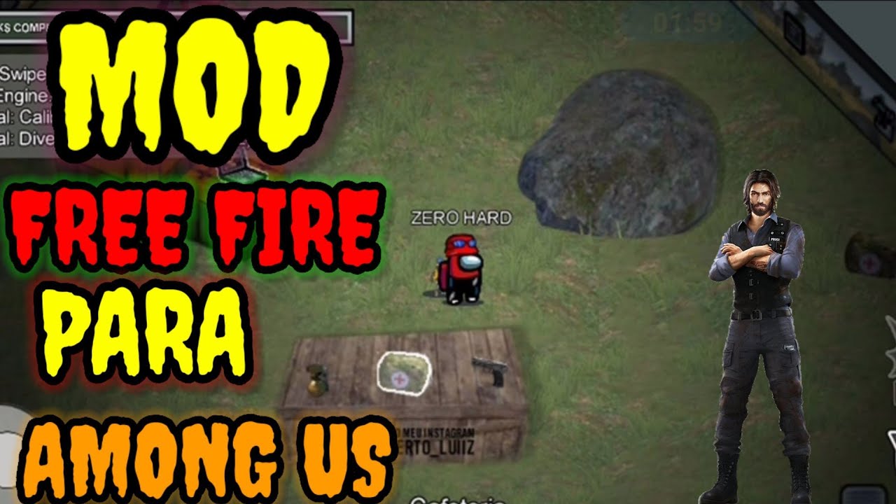•MOD DE FREE FIRE PARA AMONG US (TEXTURA FREE FIRE) | AMONG US - YouTube