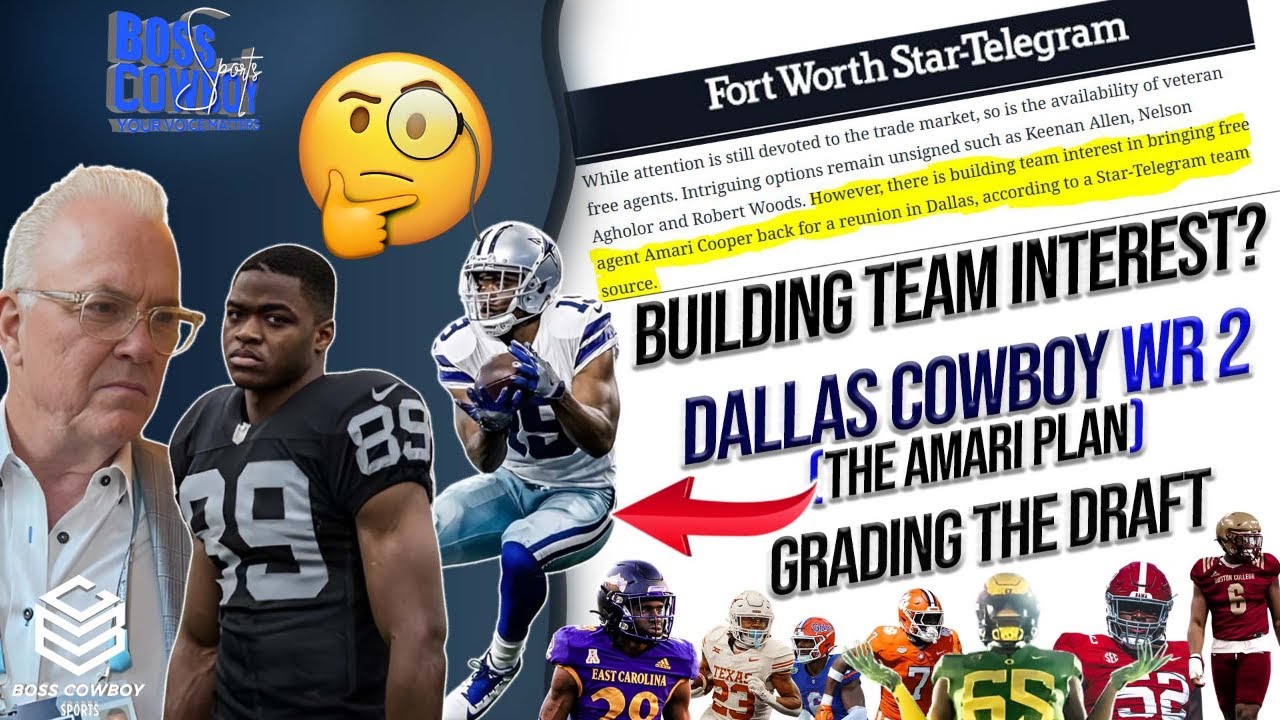 Amari building #DallasCowboys interest? Grading the draft - YouTube