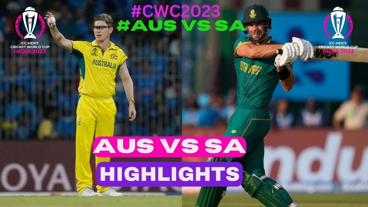 HIGHLIGHTS: AUSTRALIA VS SOUTH AFRICA | AUS VS SA | SA VS AUS | WORLD ...