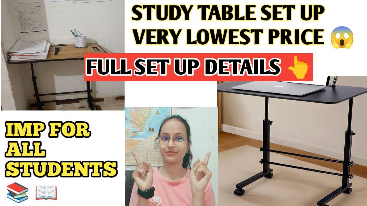 Study table Set up very Lowest price 💰 ।Full set up Details।Imp For all ...