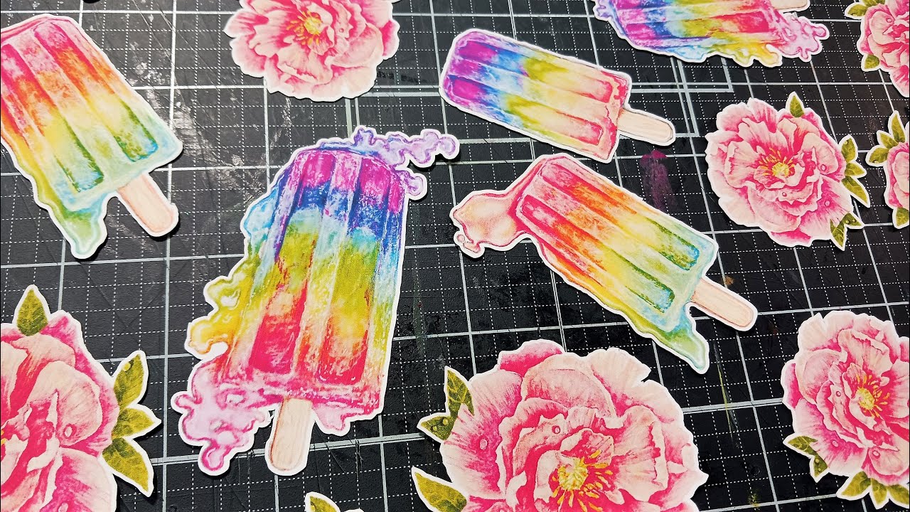 Trying Waterproof Inkjet Sticker Paper - DIY Stickers - Brother Scan 'n ...