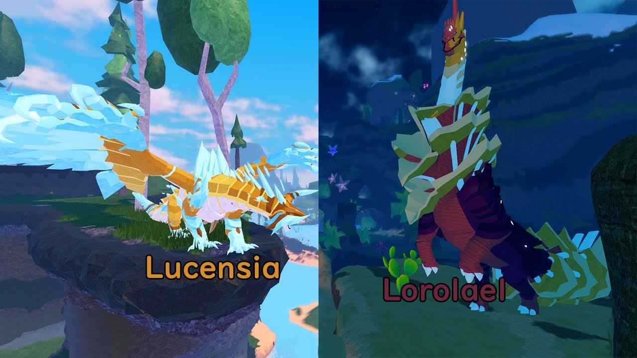 Lucensia & Lorolael Creatures of sonaria - YouTube