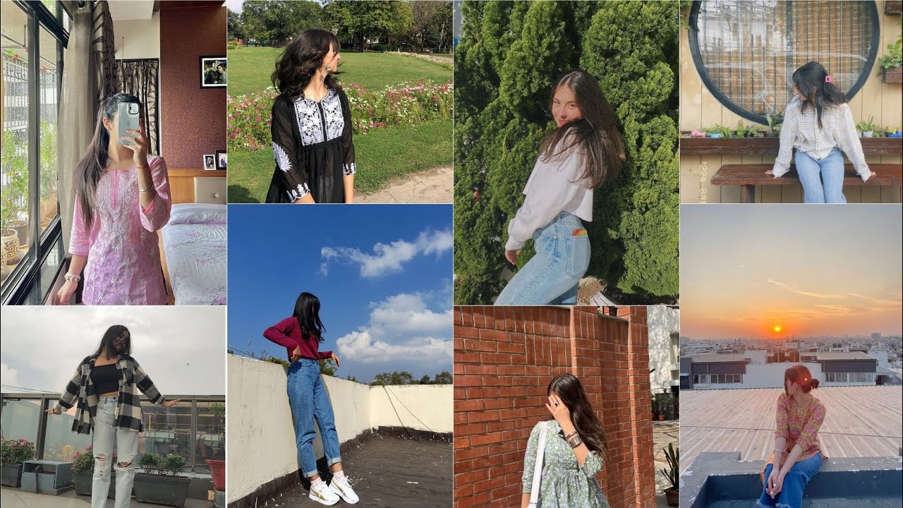 🔥Cute photo poses for girls |💕Snapchat hidden face girls poses |🧿unique ...