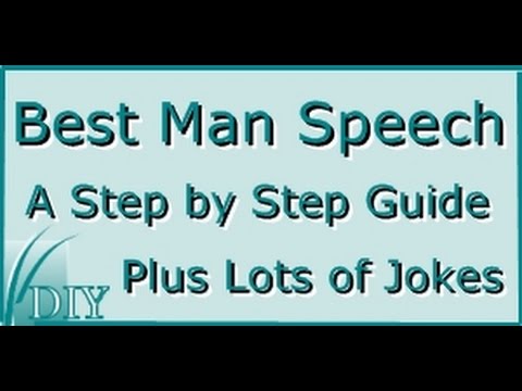 How to give a Best Man Speech:Vital Tips-Jokes-One-Liners for your Best ...