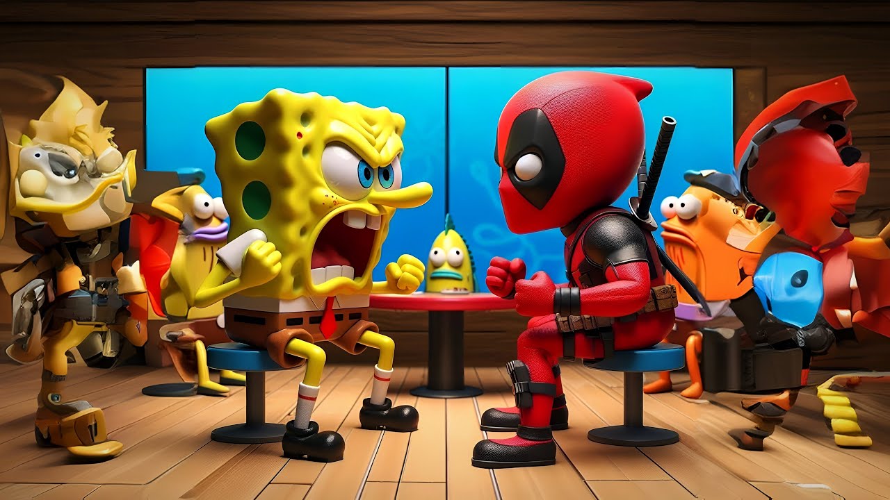 SpongeBob vs Deadpool - YouTube