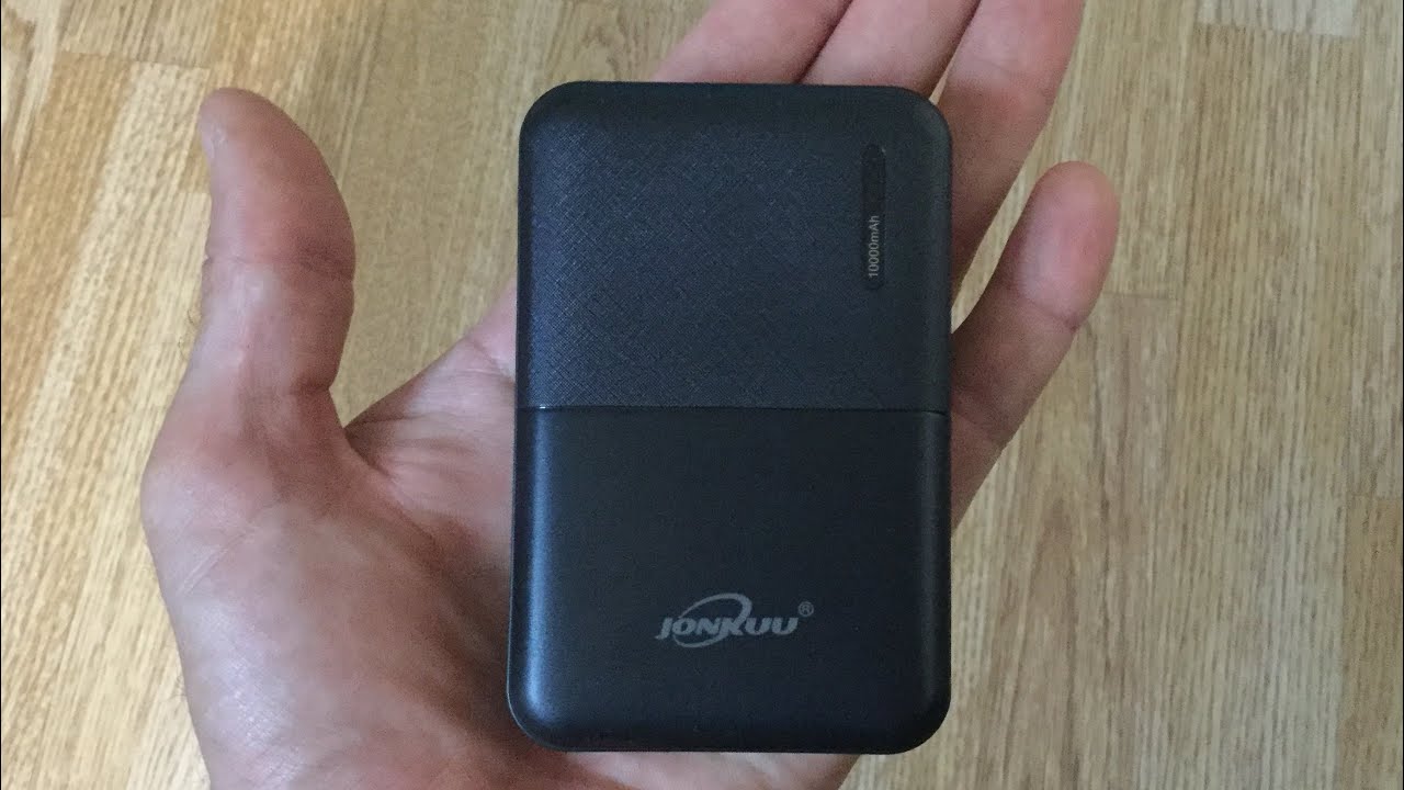 Review: Jonkuu 10,000 mAh Powerbank/Battery Pack - YouTube