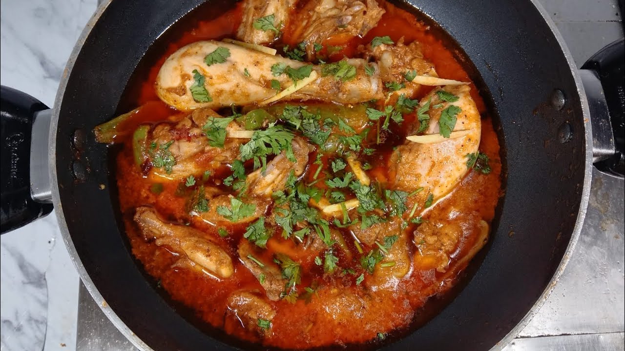 Afghani Chicken Karahi | Simple recipe | Easy recipe | Restaurant style ...