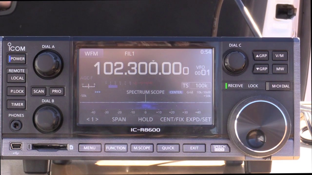 Outdoor FMDX - Icom R-8600 - 102.3FM - YouTube