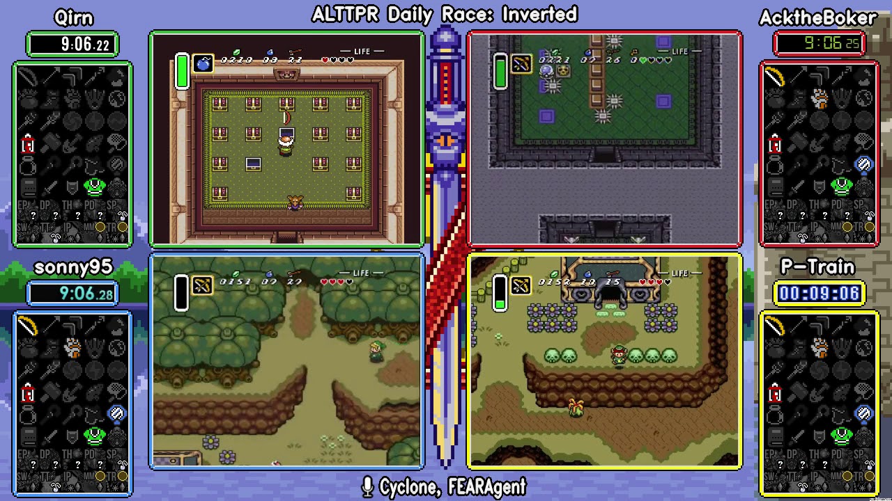 Inverted 02/06/19 ALTTP Randomizer Daily Race - YouTube