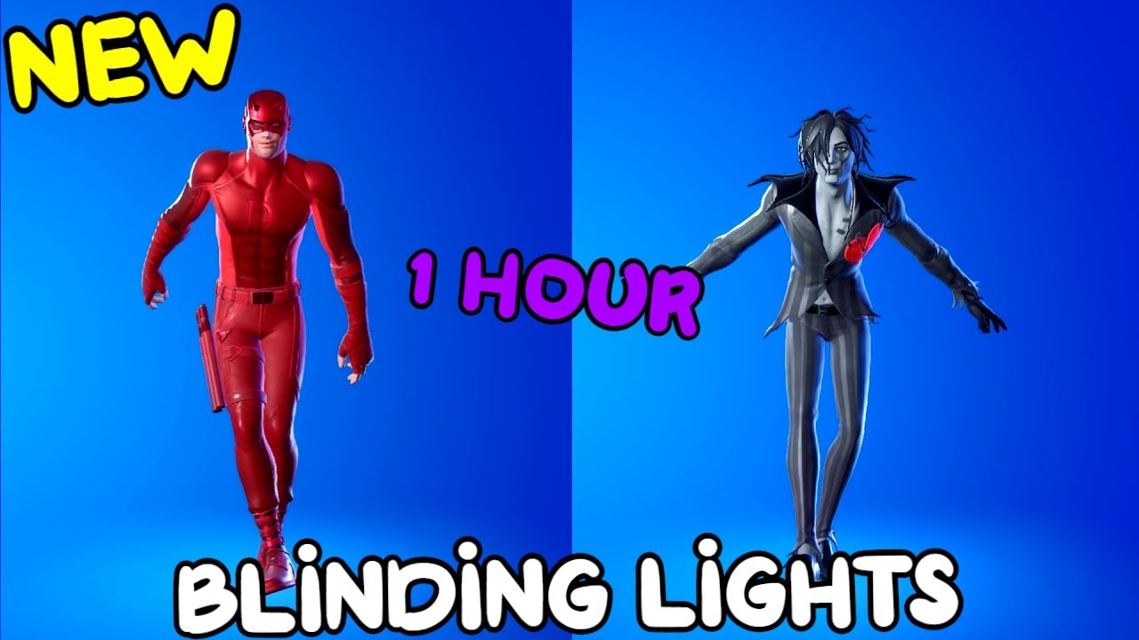 FORTNITE BLINDING LIGHTS EMOTE (1 HOUR) - YouTube